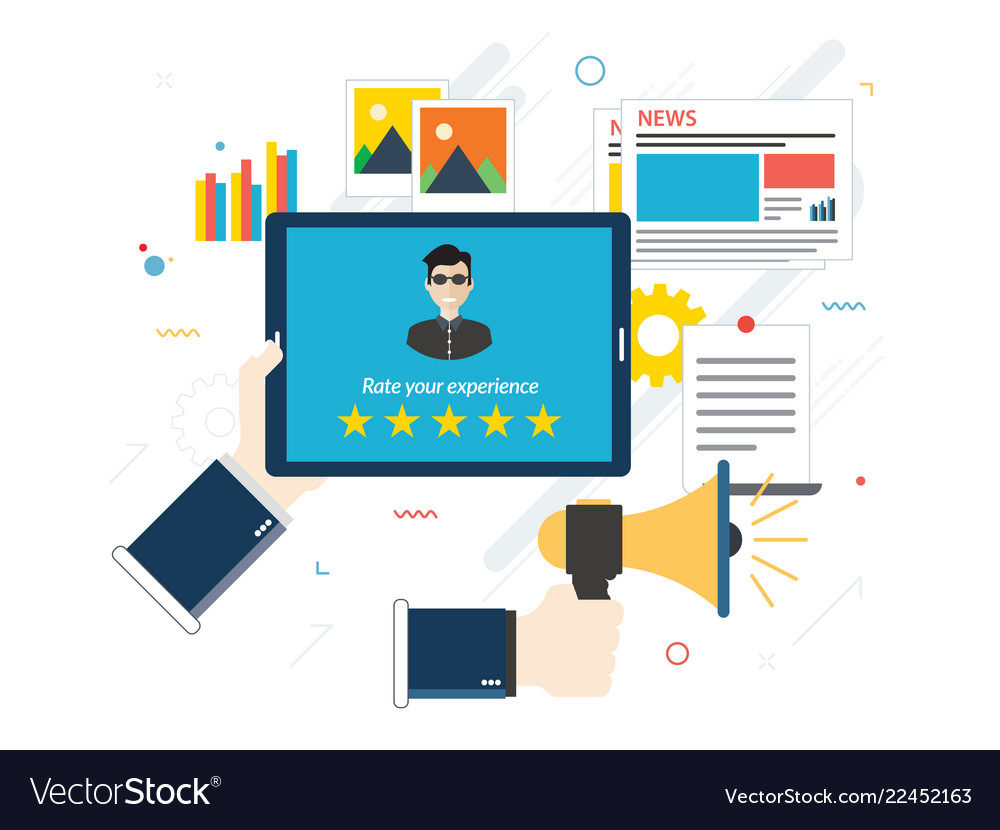 Rating system Royalty Free Vector Image - VectorStock