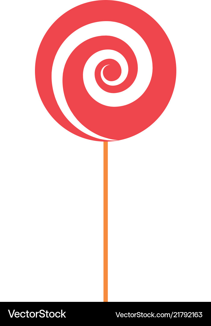 Tasty sweet candy dessert snack Royalty Free Vector Image