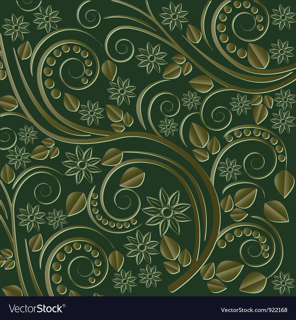Dark green background Royalty Free Vector Image