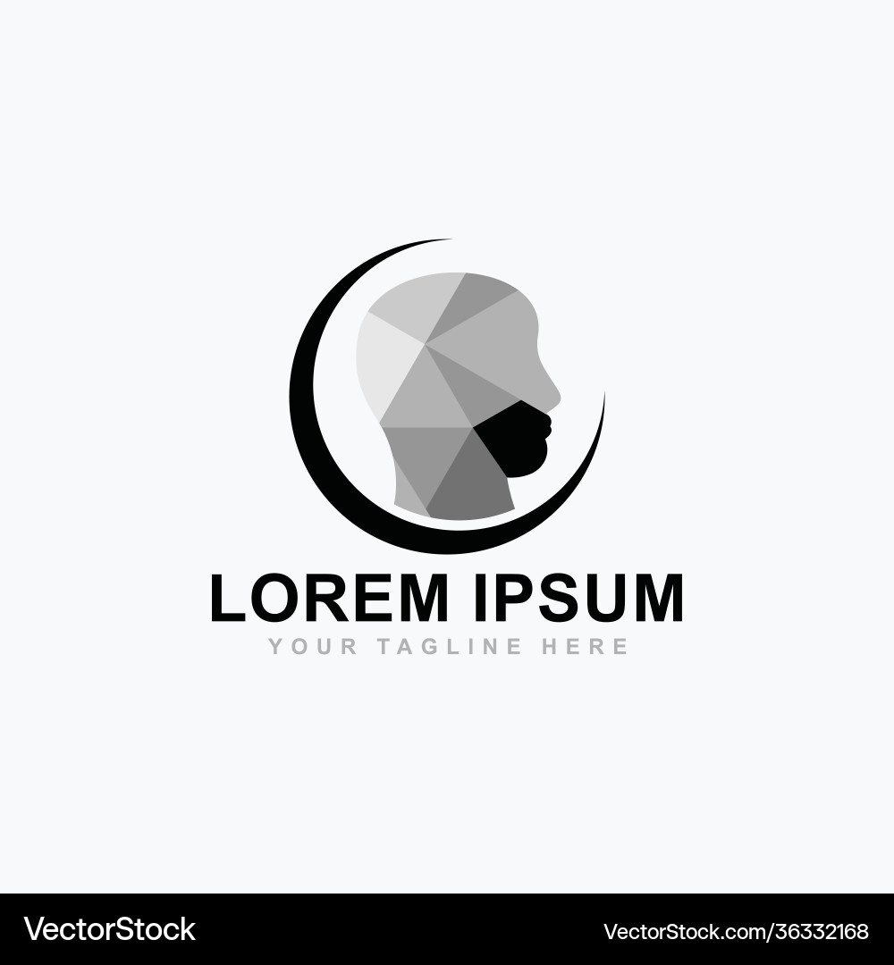 Oral and maxillofacial surgery logo design Vector Image