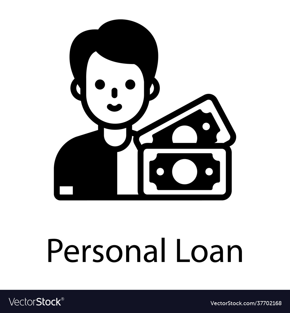 Personal loan Royalty Free Vector Image - VectorStock