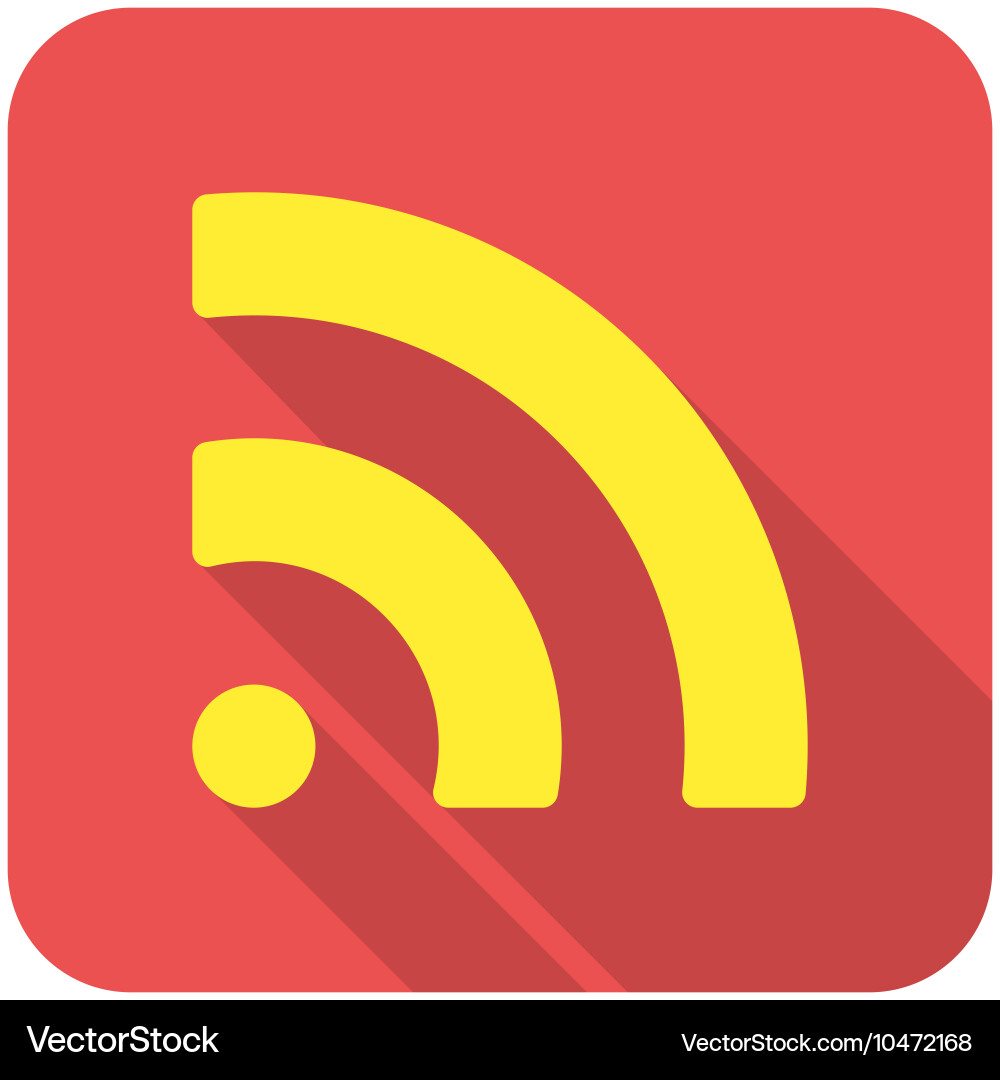 Rss icon Royalty Free Vector Image - VectorStock