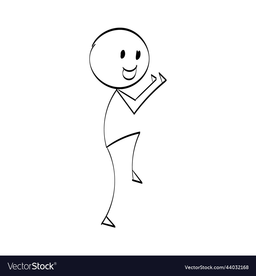 Stickman character Royalty Free Vector Image - VectorStock