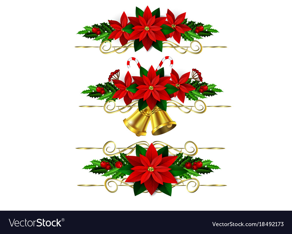 Christmas elements for your designs Royalty Free Vector