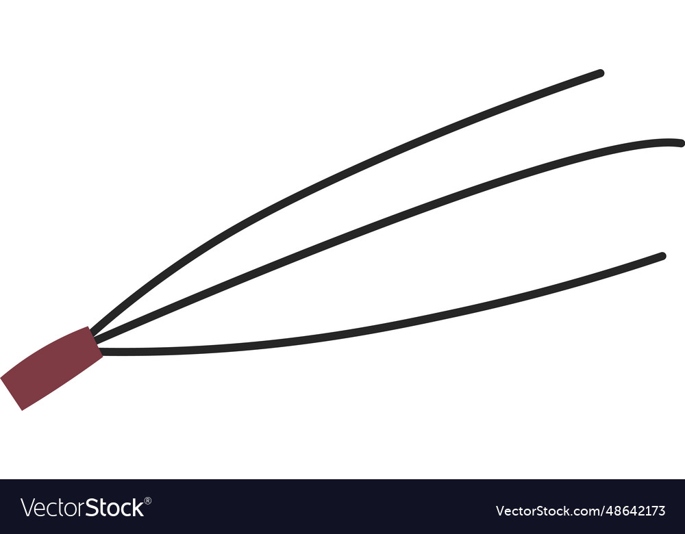 Conifer tree needles Royalty Free Vector Image