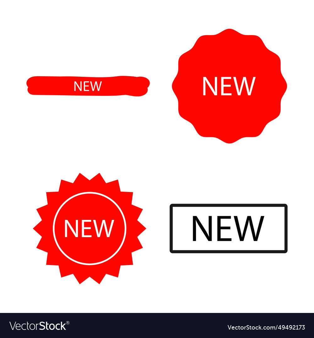 New icon Royalty Free Vector Image - VectorStock