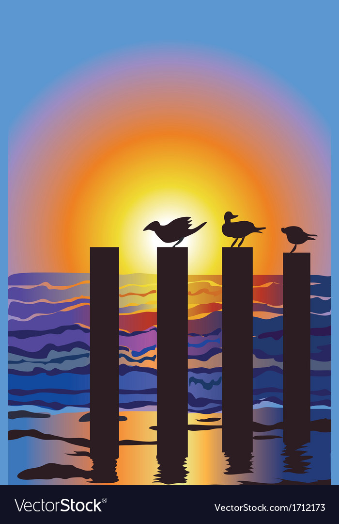 Sea Royalty Free Vector Image - VectorStock