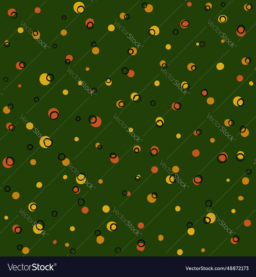 Seamless pattern hand drawn polka dots simple Vector Image