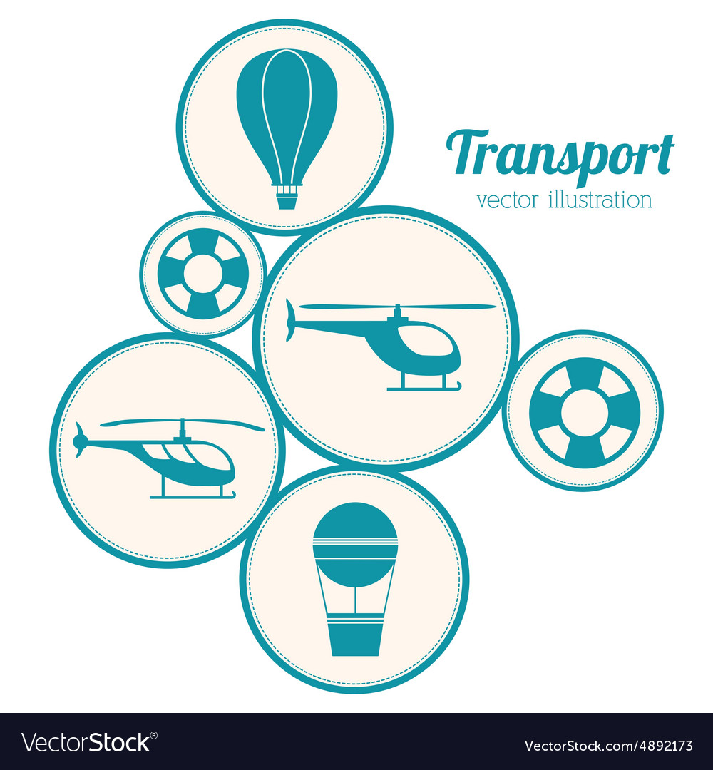 Transportation design Royalty Free Vector Image