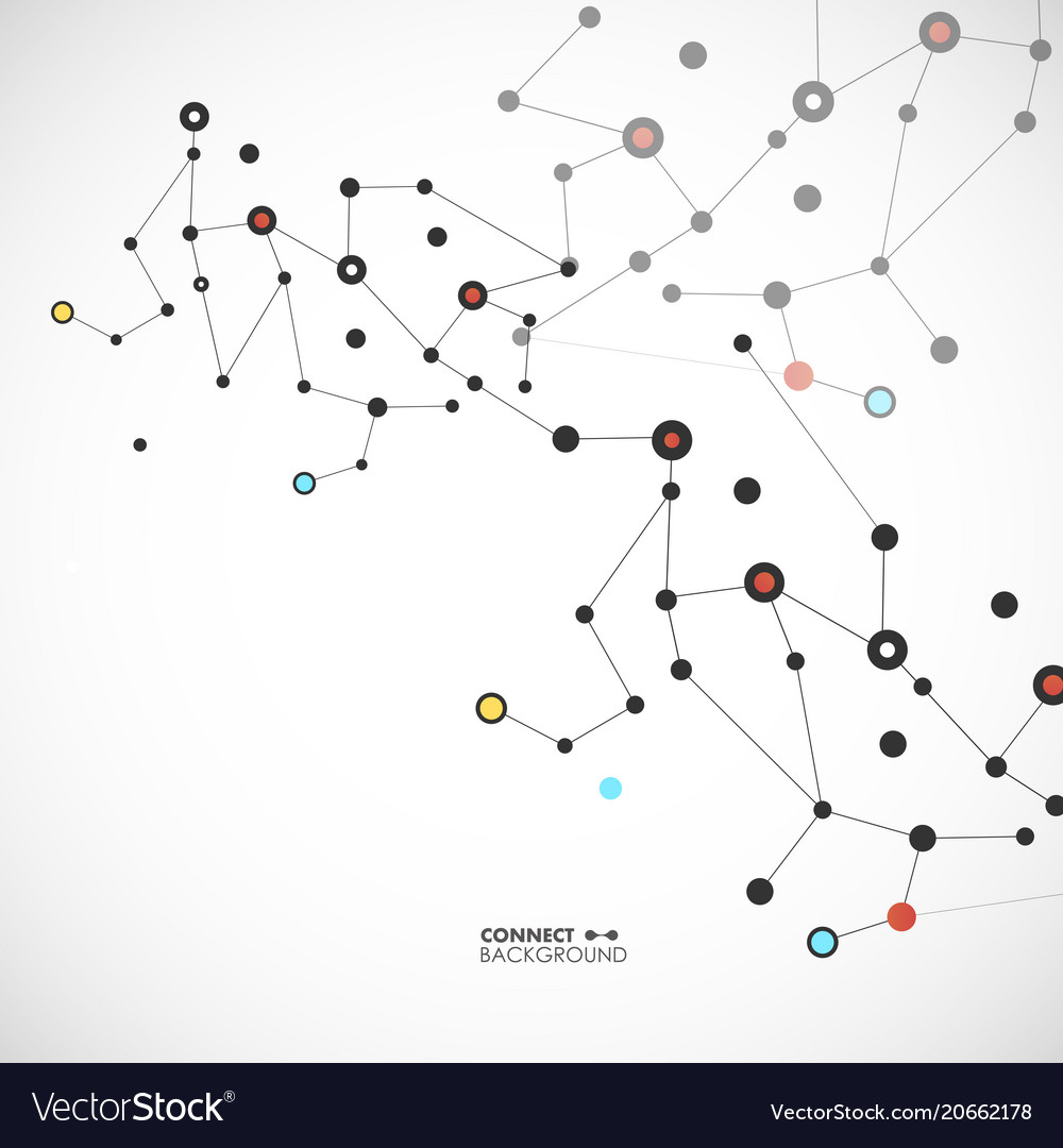 Abstract Molecule Structure And Network Royalty Free Vector