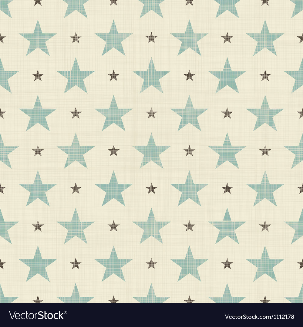 Big and small star pattern Royalty Free Vector Image