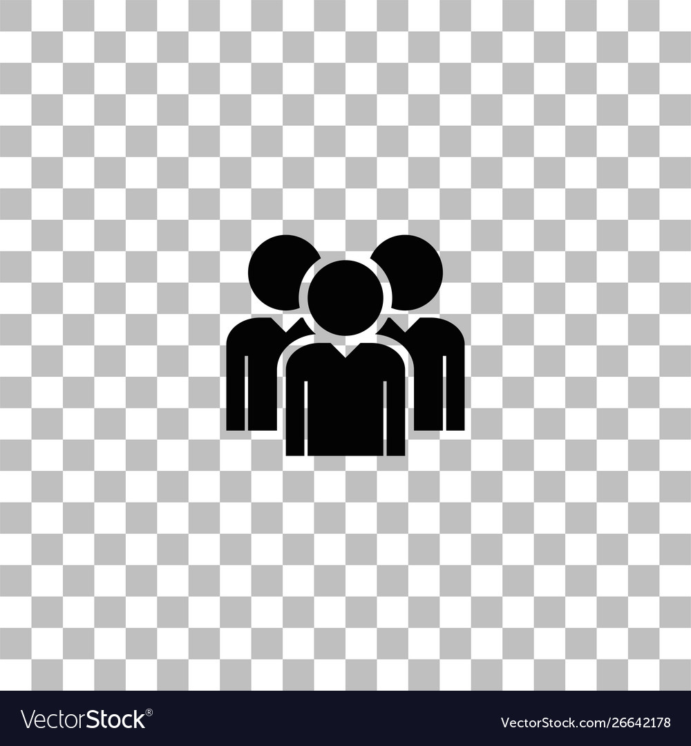Friends icon flat Royalty Free Vector Image - VectorStock