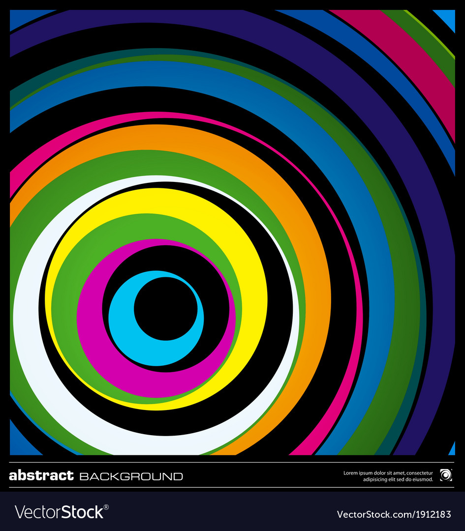 Abstract circles background Royalty Free Vector Image
