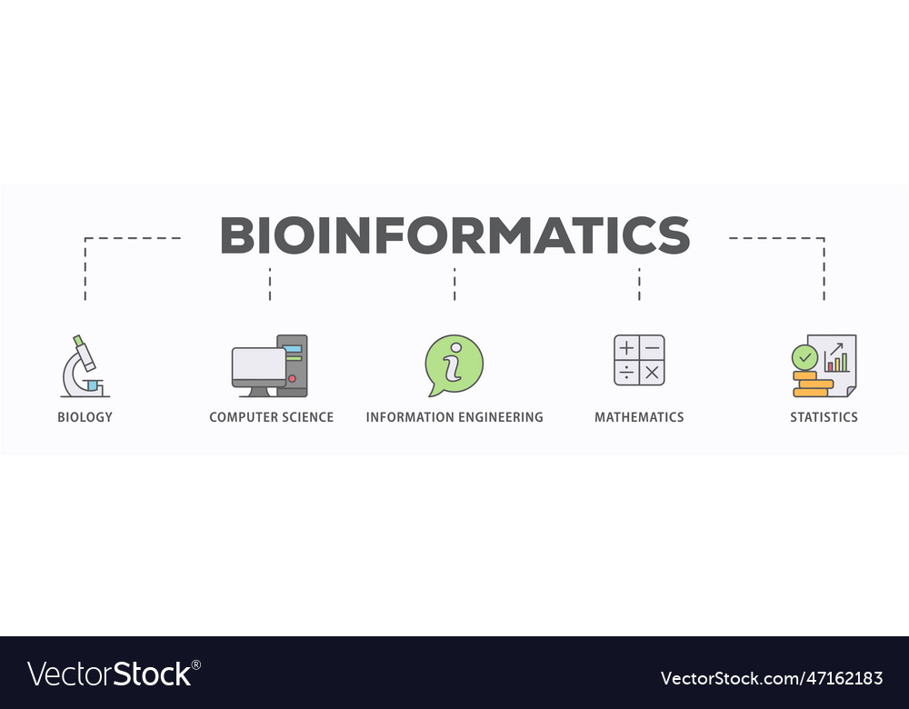 Bioinformatics Royalty Free Vector Image - VectorStock