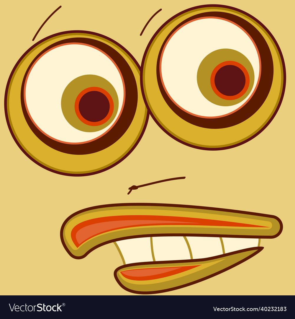 Cartoon face Royalty Free Vector Image - VectorStock