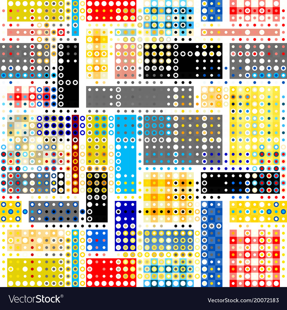 Geometric abstract pattern Royalty Free Vector Image