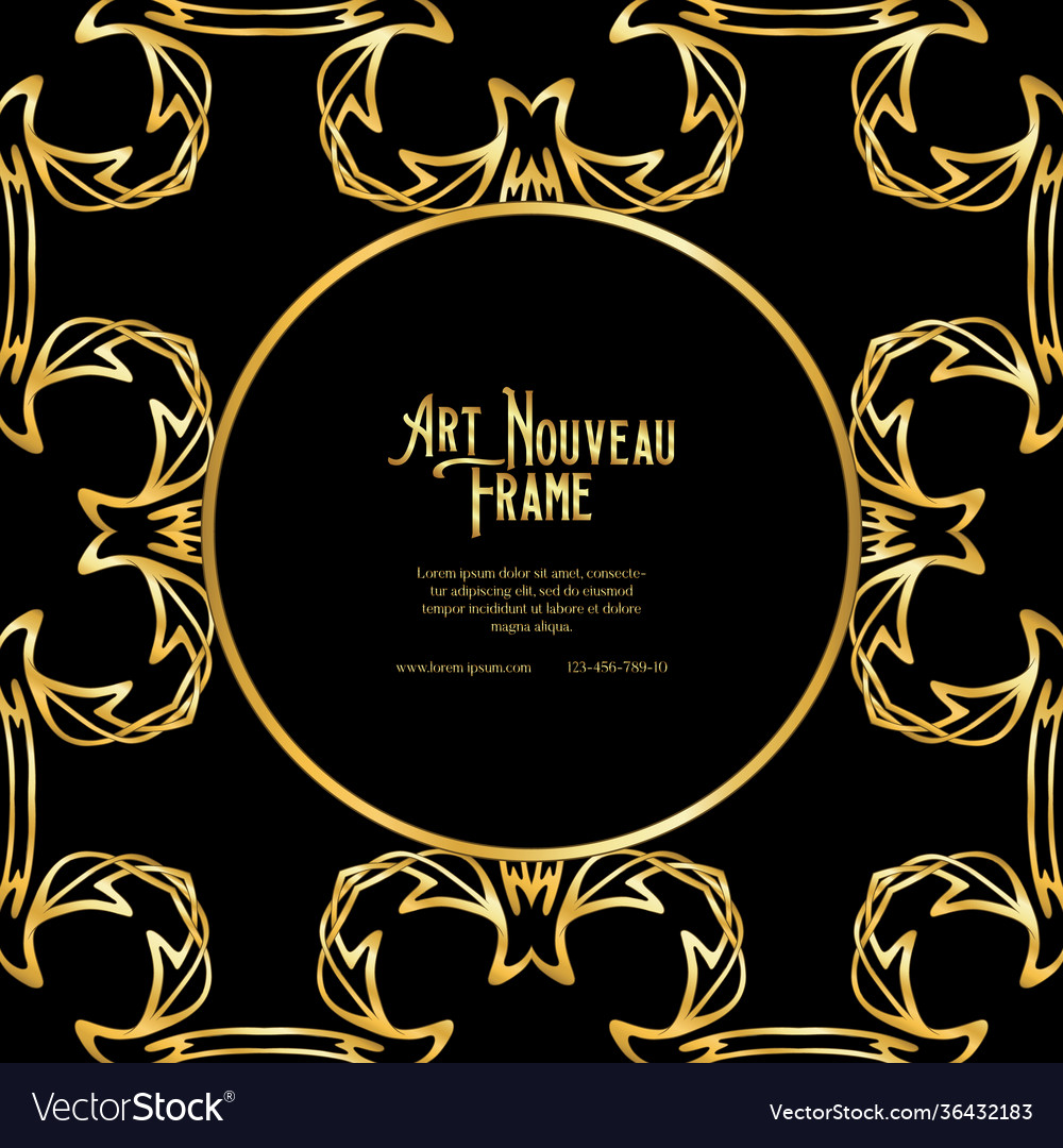 Label decorative frame border Royalty Free Vector Image