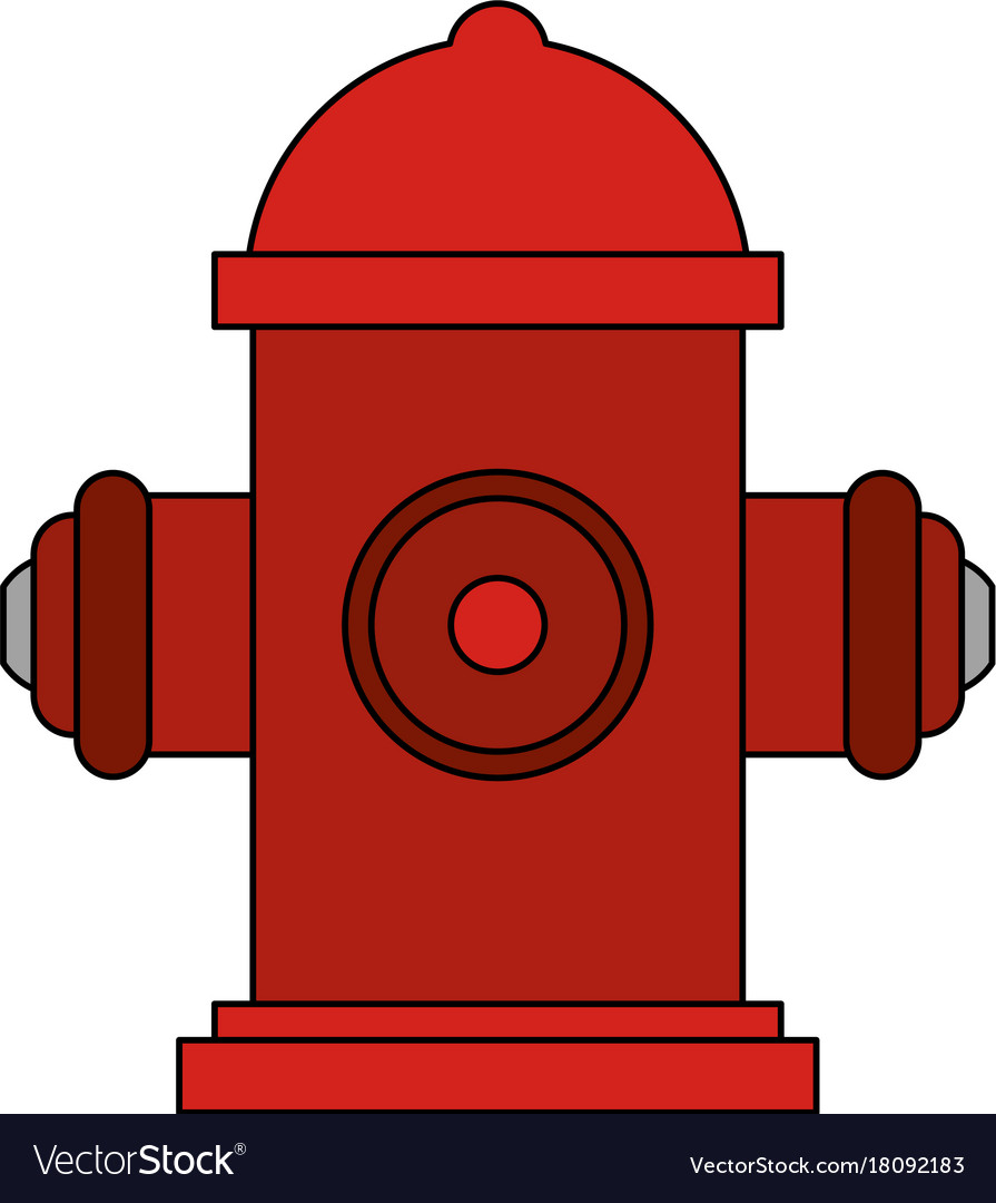 Water hydrant icon image Royalty Free Vector Image