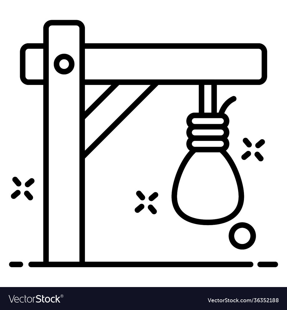 Death rope Royalty Free Vector Image - VectorStock