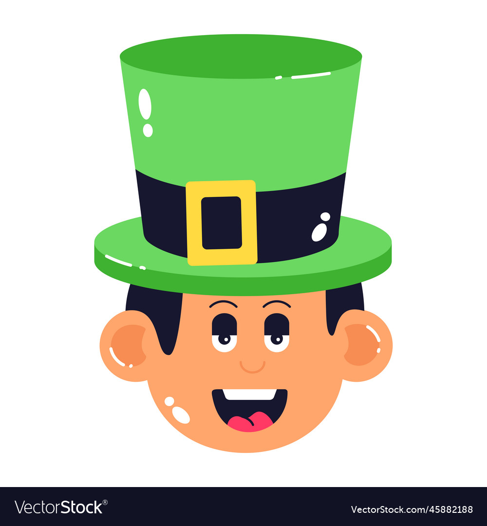 Patrick hat Royalty Free Vector Image - VectorStock