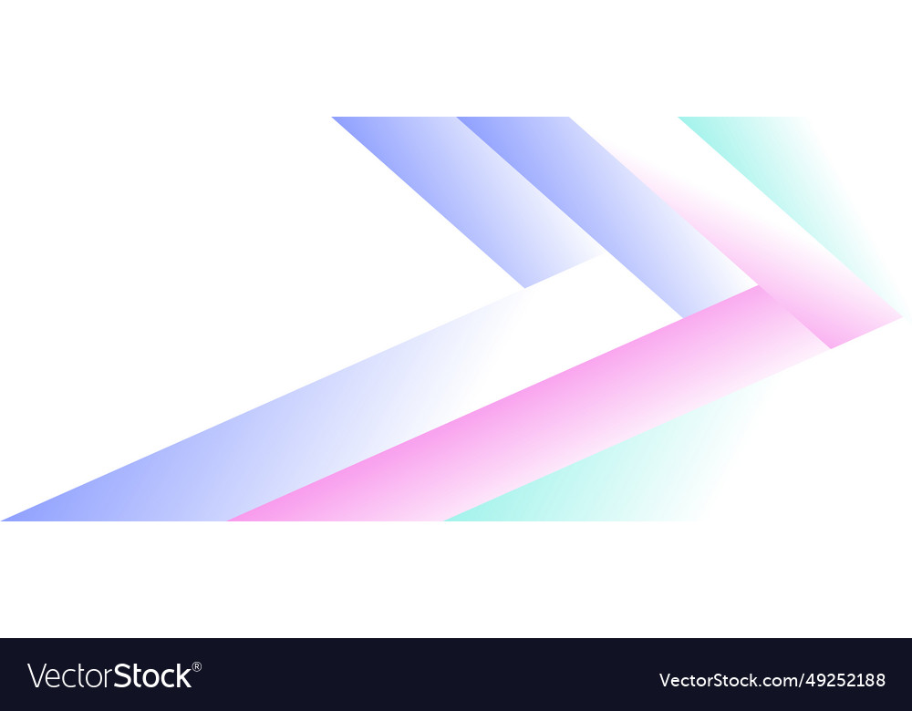 Triangle futuristic white gradient Royalty Free Vector Image