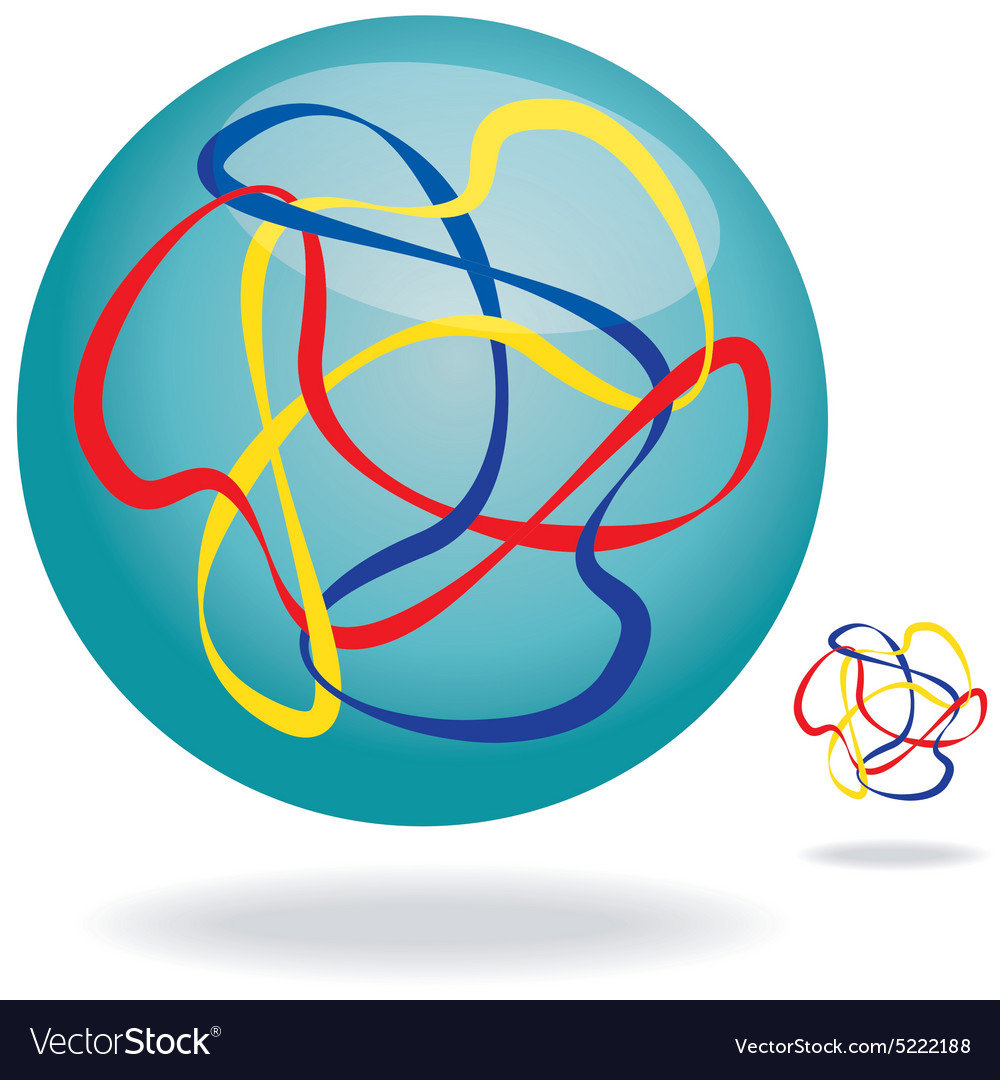 Unique abstract design element Royalty Free Vector Image