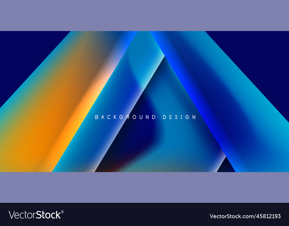 Abstract background with overlapping triangles Vector Image