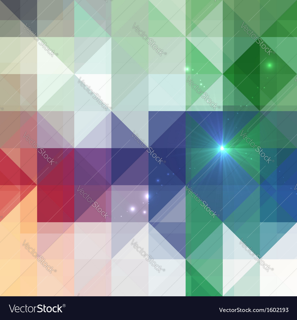 Abstract triangles shining background Royalty Free Vector