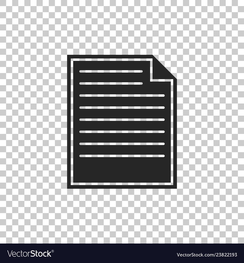 Document icon isolated checklist Royalty Free Vector Image