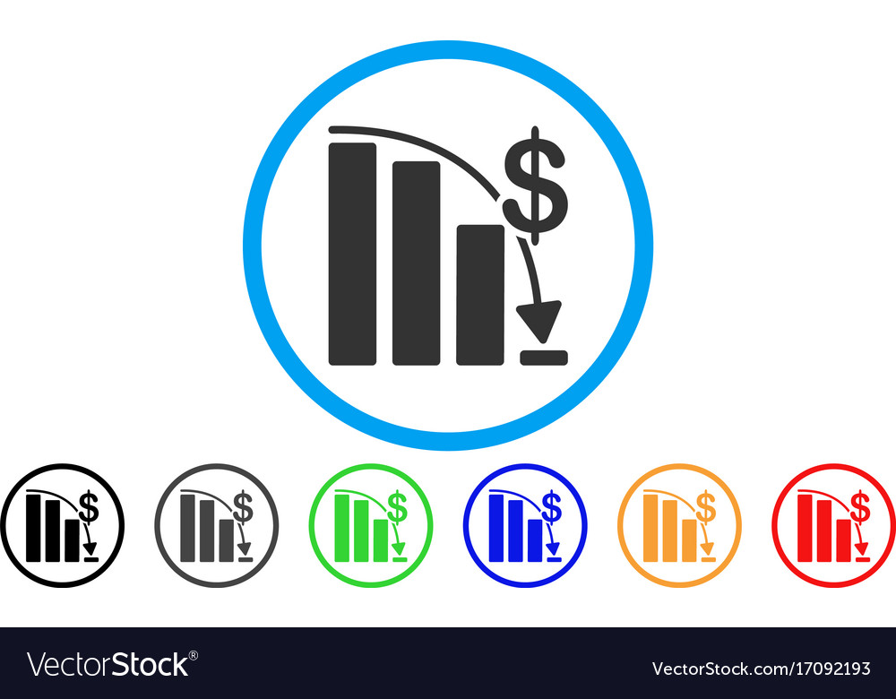 Epic fail rounded icon Royalty Free Vector Image