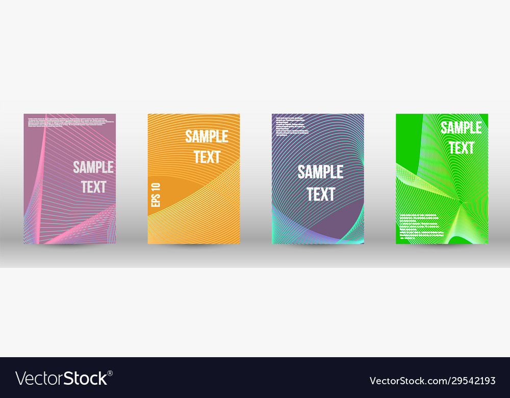 Geometric template with lines Royalty Free Vector Image