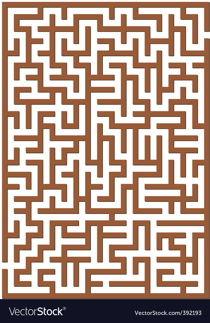 Labyrinth Royalty Free Vector Image - VectorStock