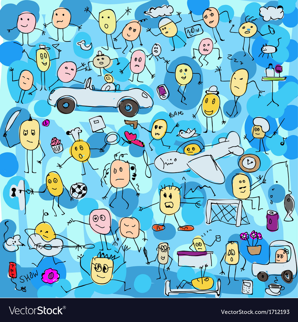 People Royalty Free Vector Image - VectorStock