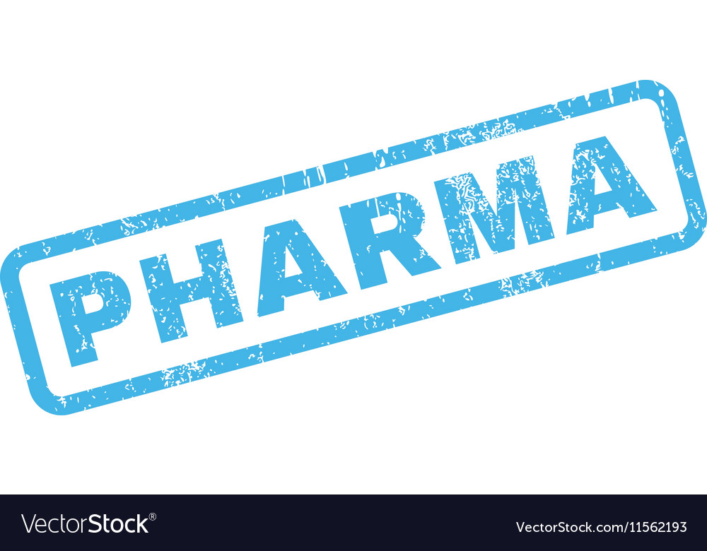 Pharma rubber stamp Royalty Free Vector Image - VectorStock