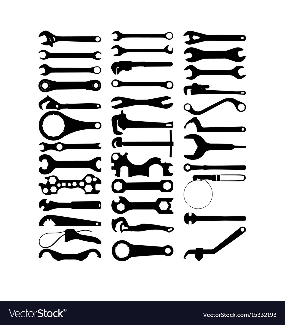 Spanners Royalty Free Vector Image - VectorStock