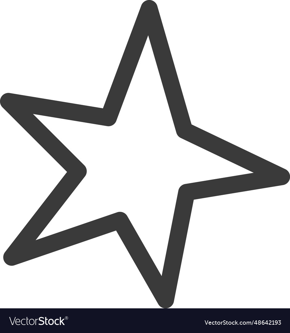 Star shape doodle Royalty Free Vector Image - VectorStock