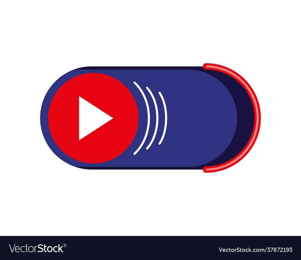 Video player button Royalty Free Vector Image - VectorStock Video player button Royalty Free Vector Image - VectorStock
