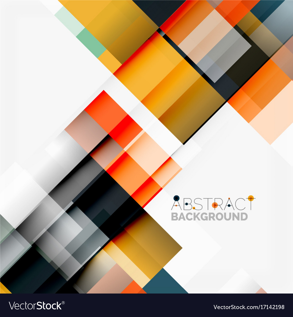 Abstract blocks template design background simple Vector Image