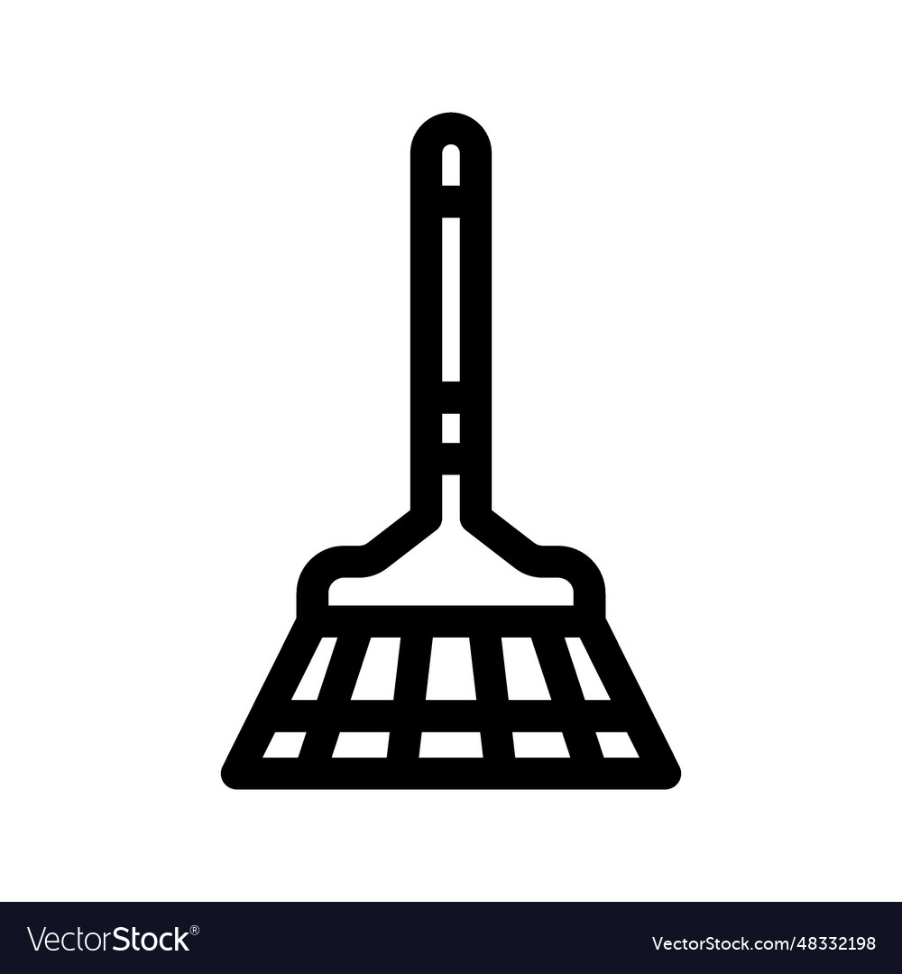 Broom icon Royalty Free Vector Image - VectorStock