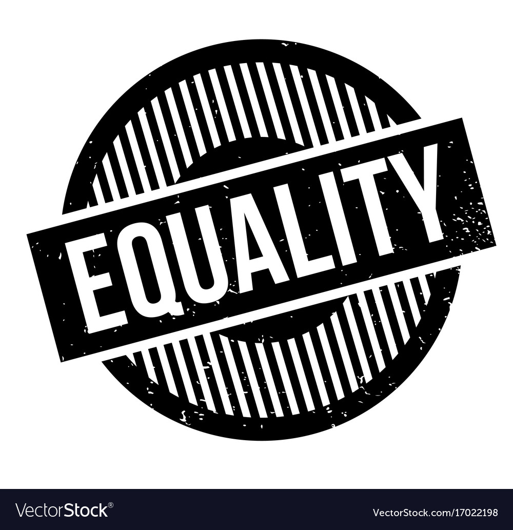 Equality rubber stamp Royalty Free Vector Image