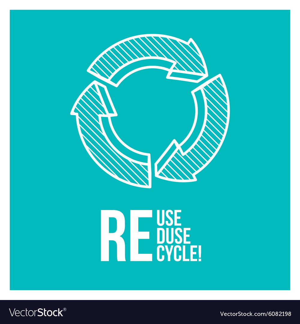Recycle design Royalty Free Vector Image - VectorStock