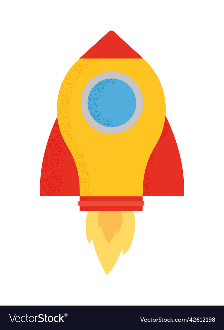 Space rocket icon Royalty Free Vector Image - VectorStock