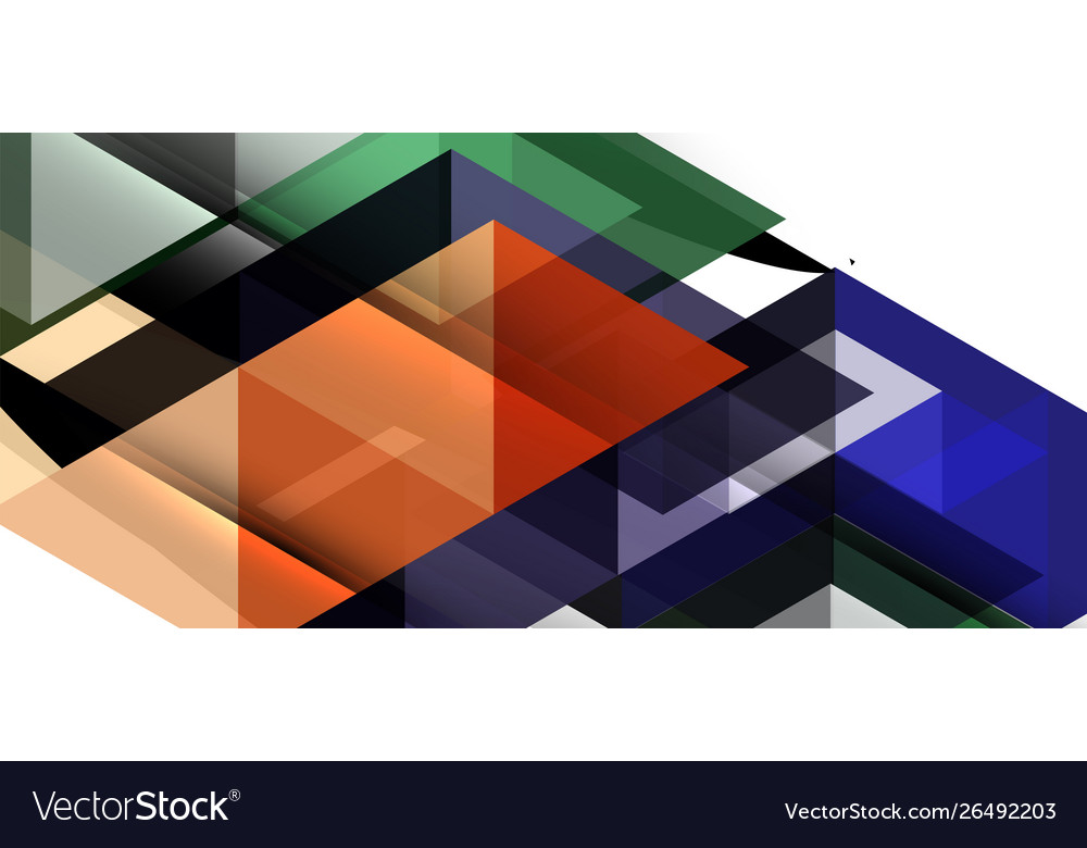 Abstract triangle pattern colorful backdrop Vector Image