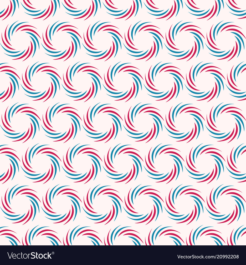 Abstract geometric round shapes color pattern Vector Image