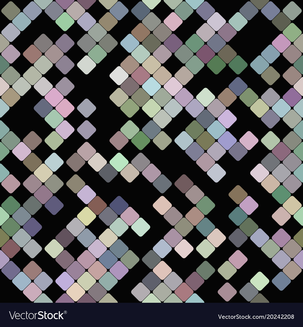 Abstract repeating rounded square pattern Vector Image