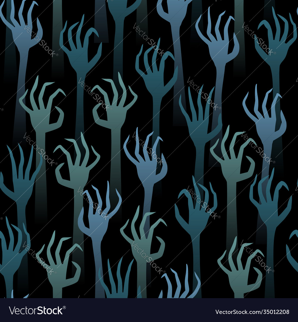 Dead hands Royalty Free Vector Image - VectorStock