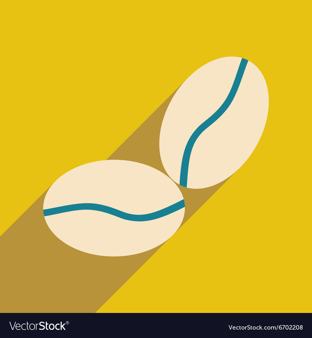 Flat with shadow icon and mobile application Vector Image