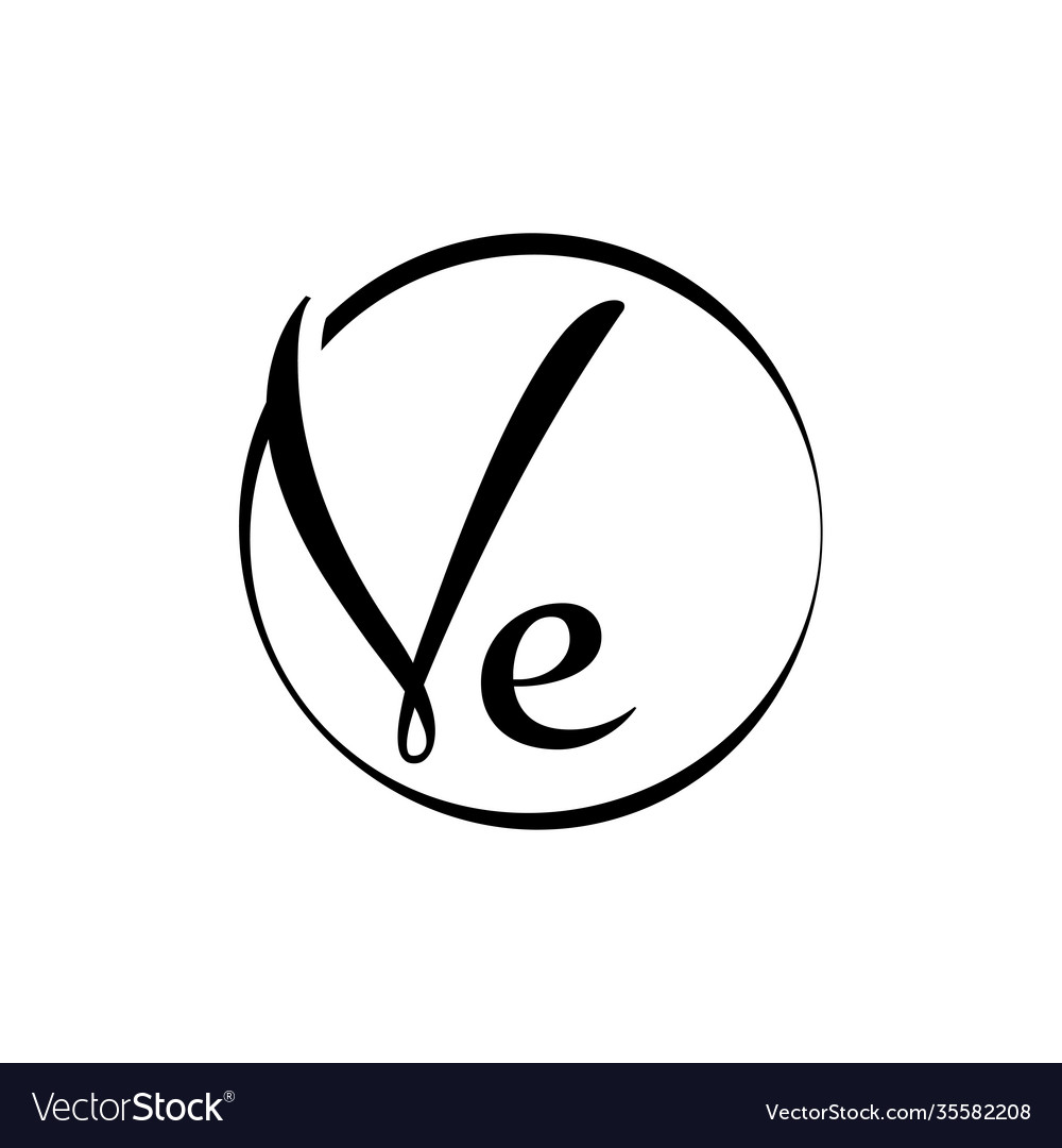 Initial logo design template abstract Royalty Free Vector