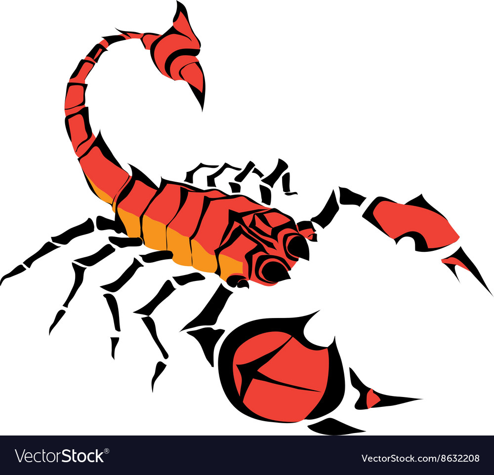 Scorpions two Royalty Free Vector Image - VectorStock