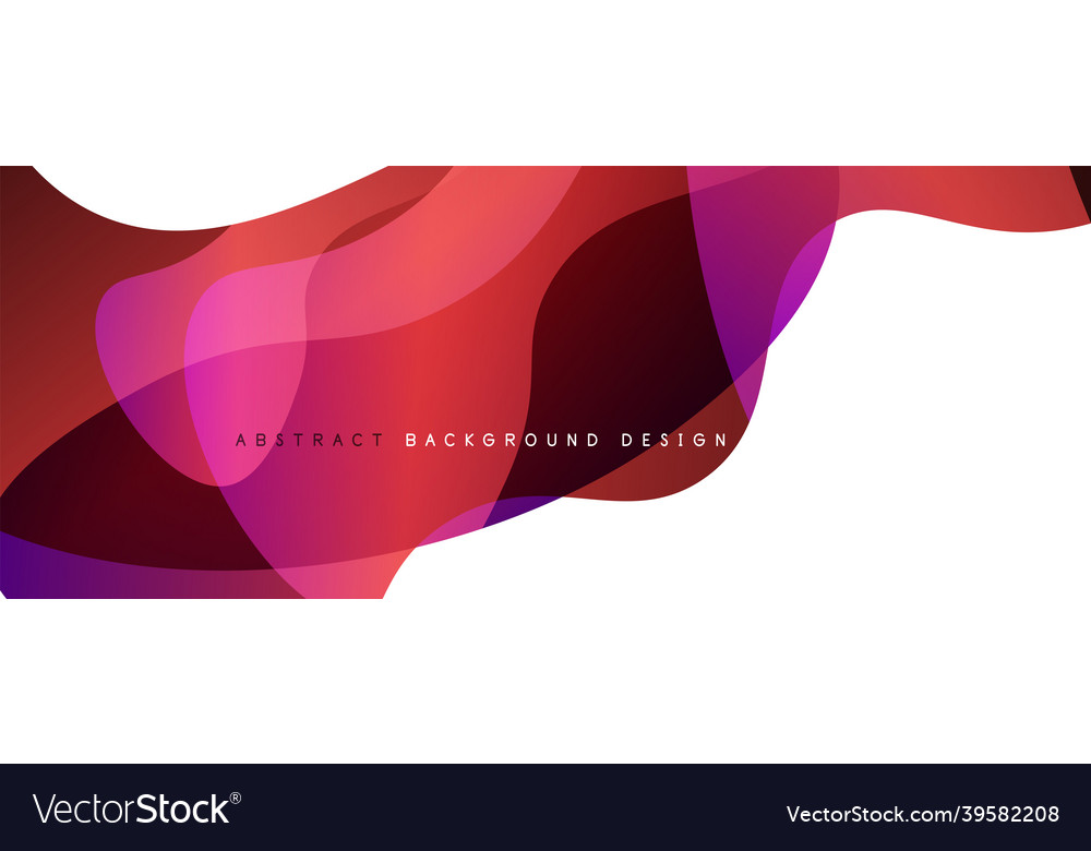 Trendy simple fluid color gradient abstract Vector Image